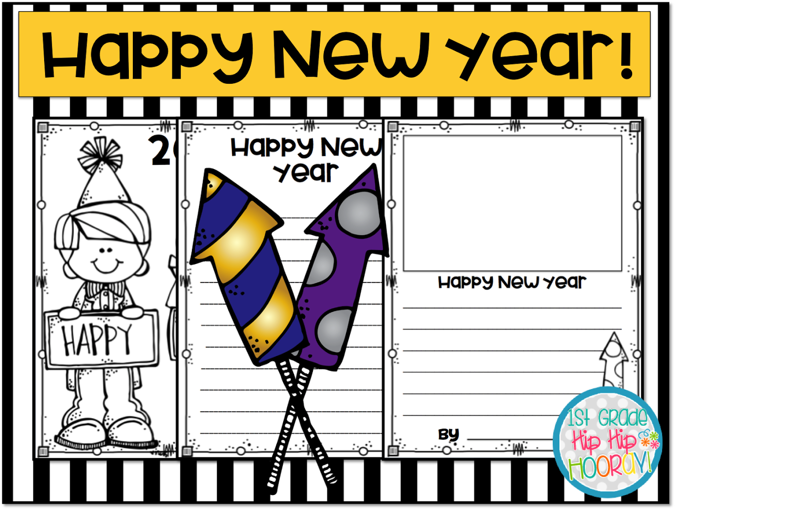 1st Grade Hip Hip Hooray!: Happy New Year!