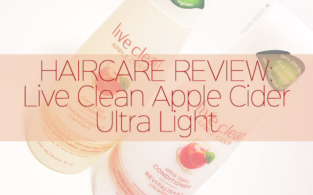 REVIEW: Live Clean Apple Cider Clarifying Shampoo & Ultra Light ...