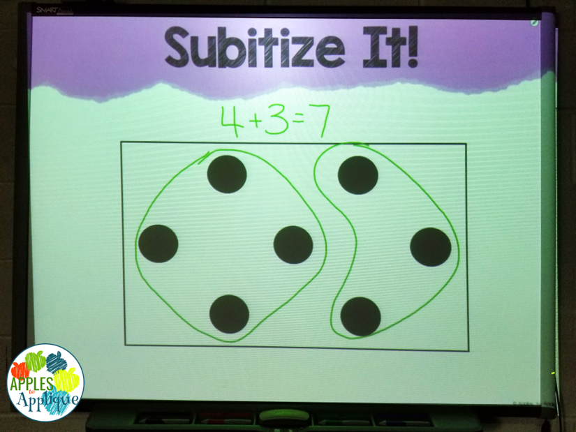 Apples to Applique: Subitize It! Number Talks