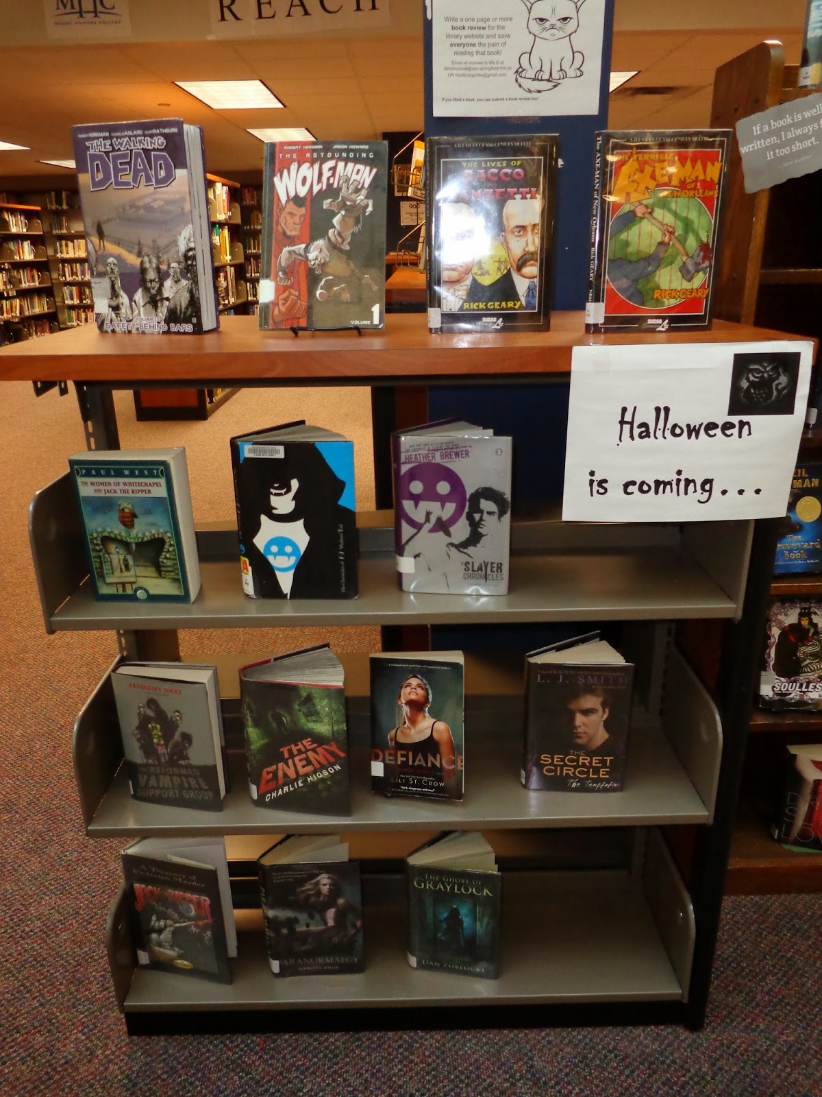 HSC Library: Scary Reads for Halloween