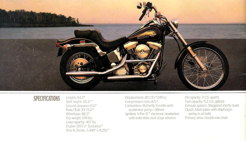 CYCLE TRASH: 1987: FXST