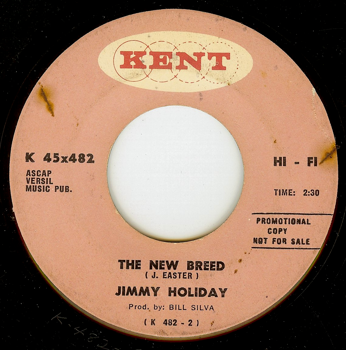 Derek's Daily 45: JIMMY HOLIDAY - THE NEW BREED