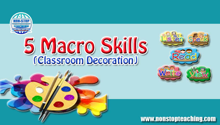 5 Macro Skills Classroom Decoration 5-macro-skills-classroom-decoration