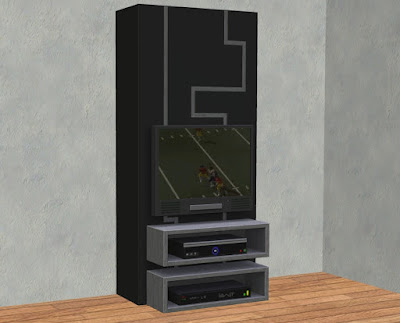 TheNinthWaveSims: The Sims 2 - TS3 HELS Floor TV For The Sims 2