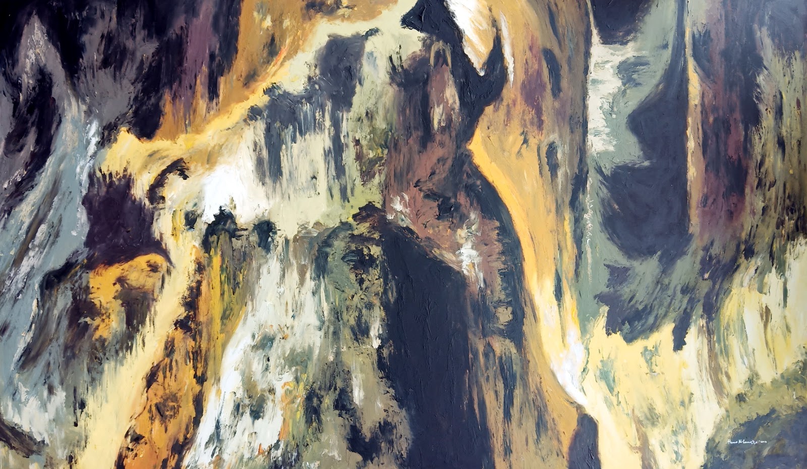 25 Lukisan Abstrak Tentang Perjuangan Dan - Galeri Lukisan