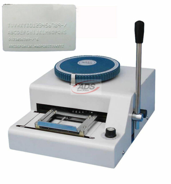 Advertising Solution: MESIN EMBOSS ID CARD MANUAL PALING PRAKTIS