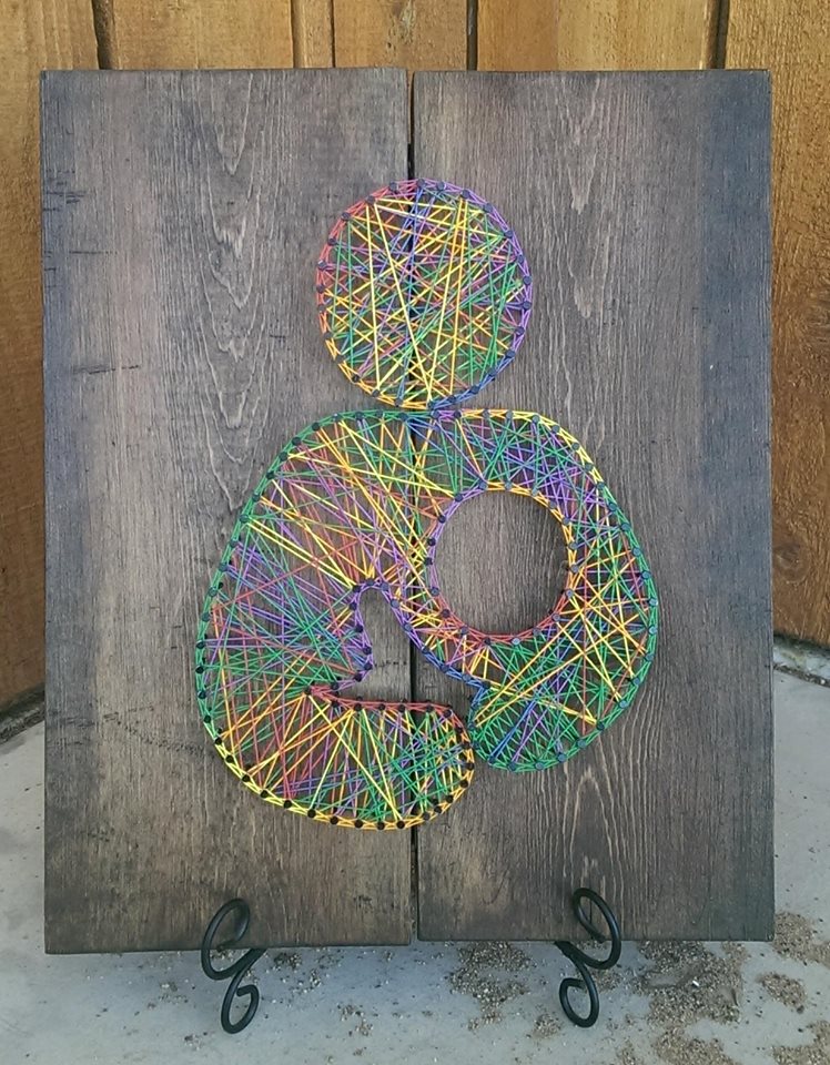 The One with Nailed It String Art | Paige Taylor Evans