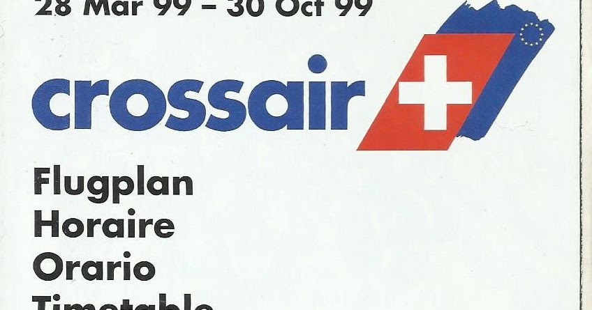 Airline memorabilia: Crossair (1999)