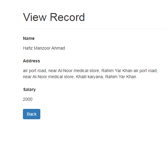 Insert Read Update And Delete Data Using Php And Mysql Database Crud Operations In Php Mysql