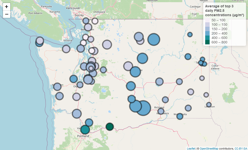 Washington Smoke Information: 2020