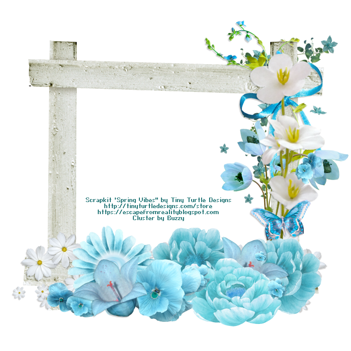 Escape From Reality Blog: FTU Cluster Frames TTD 'Spring Vibes' by Buzzy