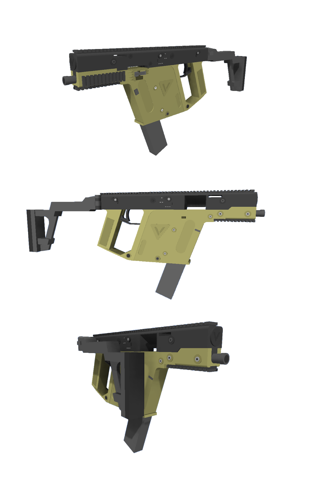 KRISS Super V (Vector SMG) - Rigs - Mine-imator forums