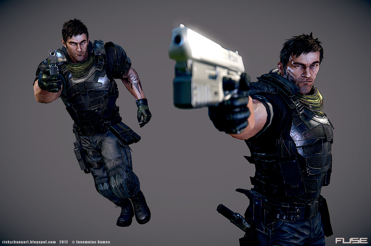 Ricky Zhang Art: Fuse (Overstrike) Character Assets 2011-2012