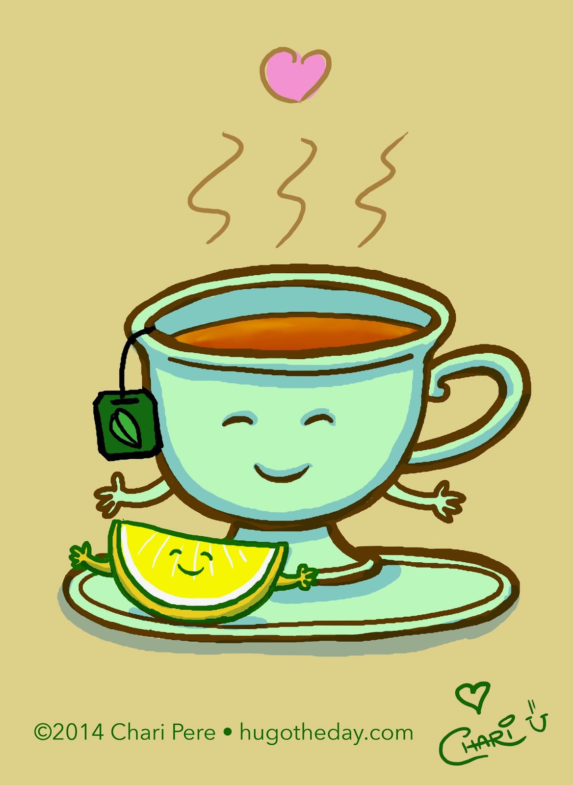 Hug O' The Day: Hot Tea Hug!