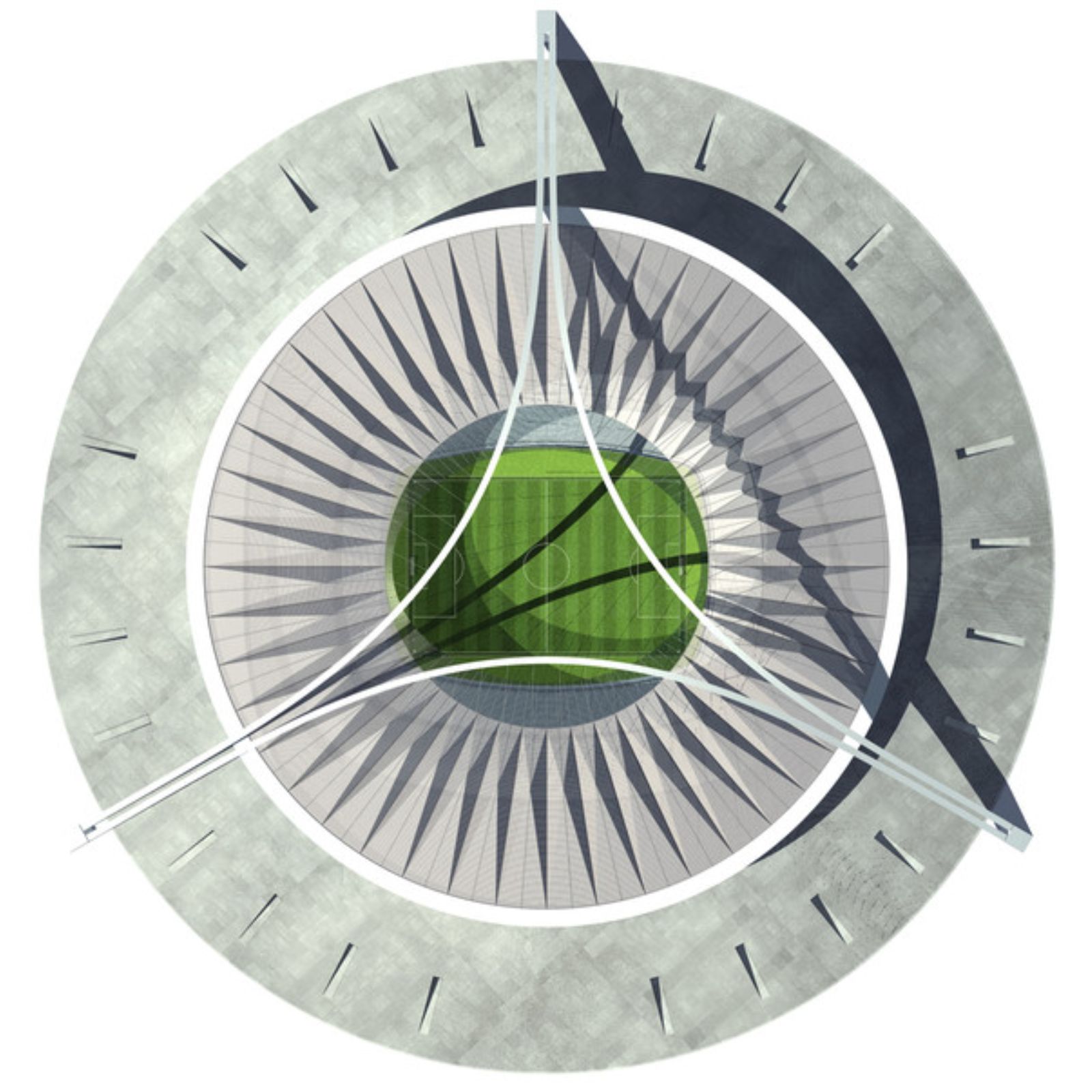 architecture now and The Future: NEW FOOTBALL STADIUM BY GMP ARCHITEKTEN