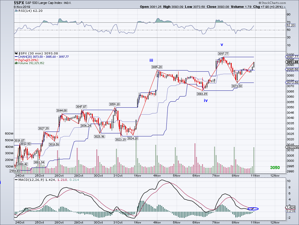 Trending Waves : Elliott Wave Stock Market Update - November 8