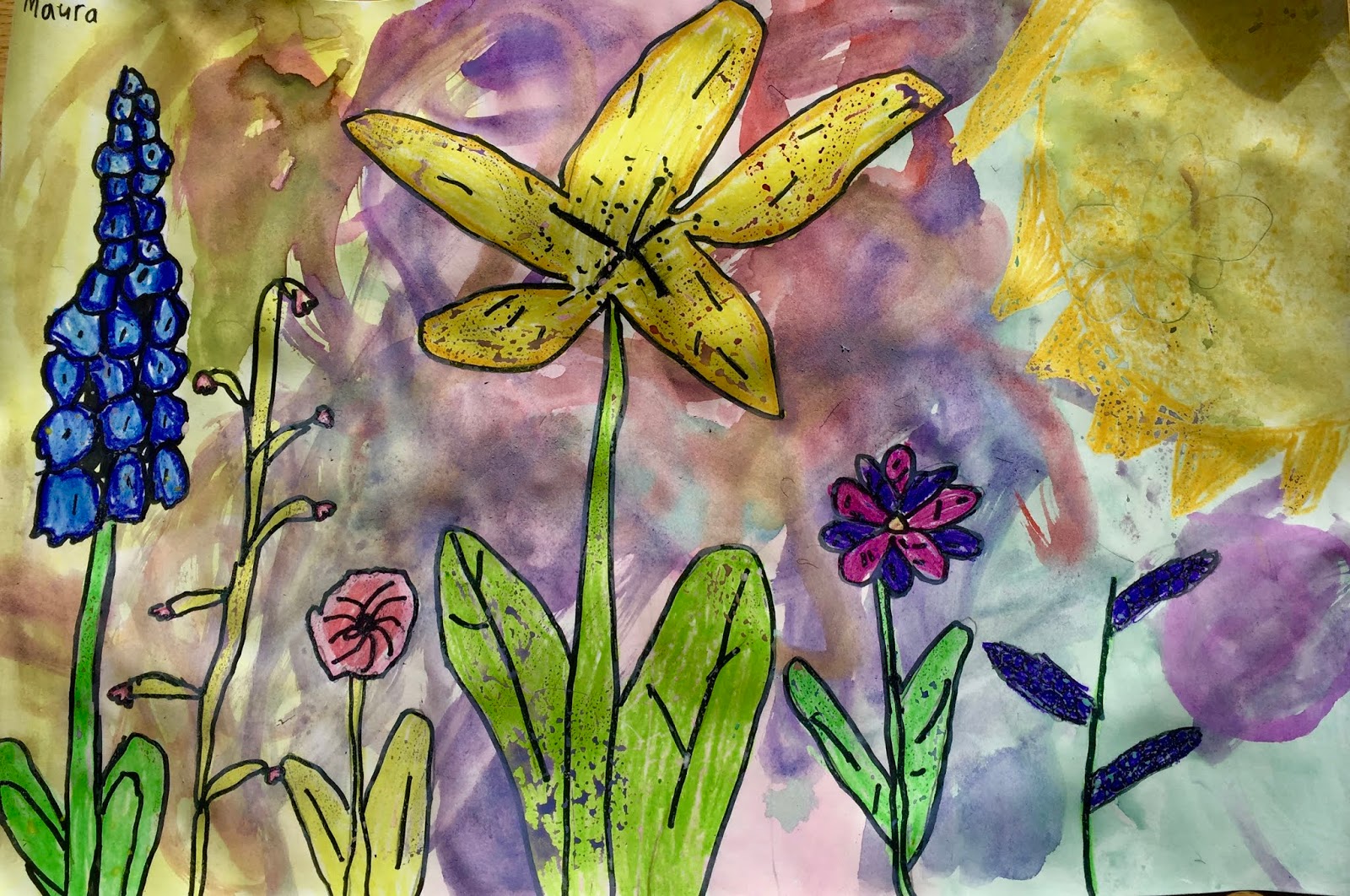 Expression of Imagination: Spring Flowers by Gr. 2
