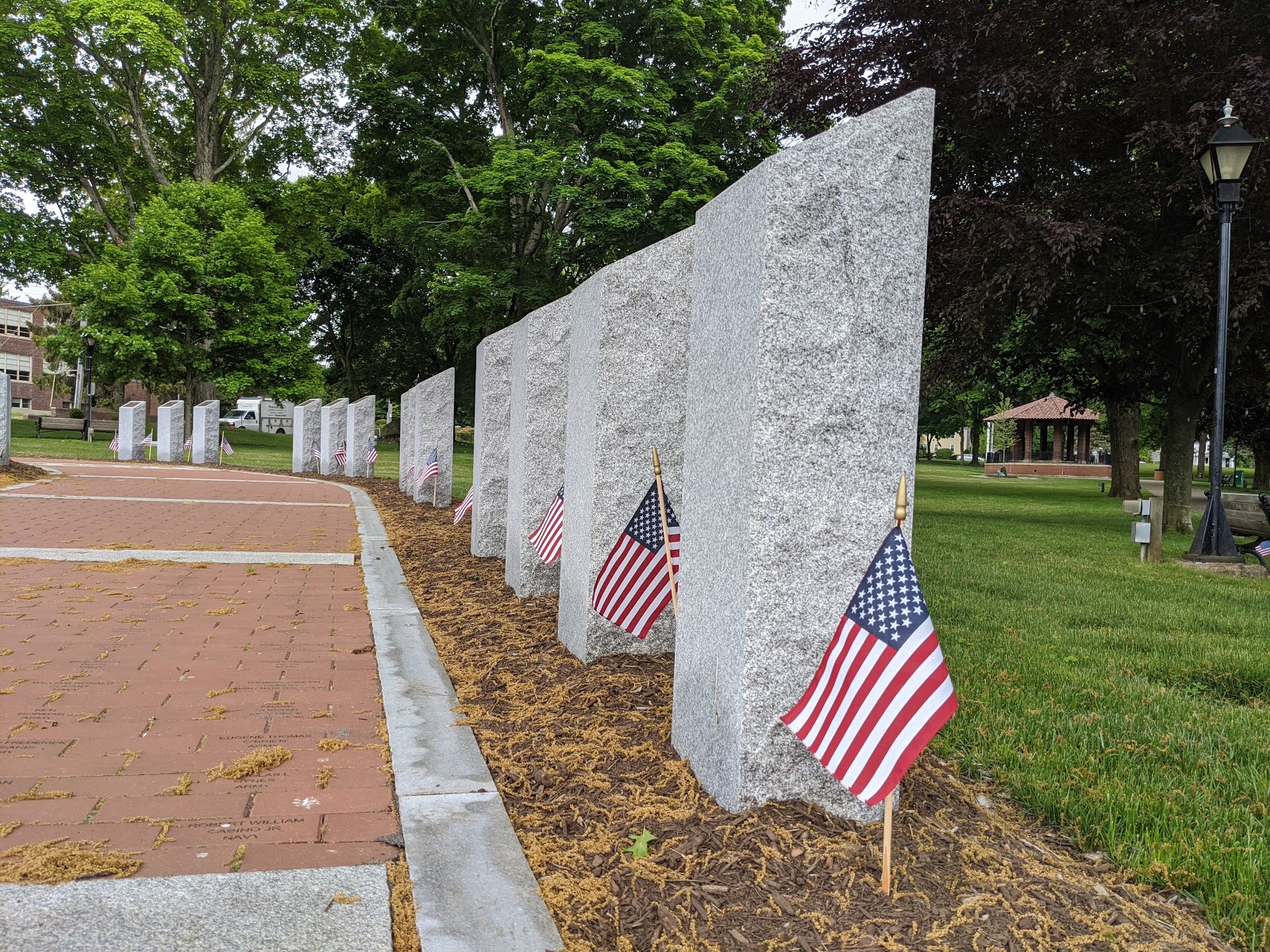 Franklin Matters: Veterans Memorial Walkway Update