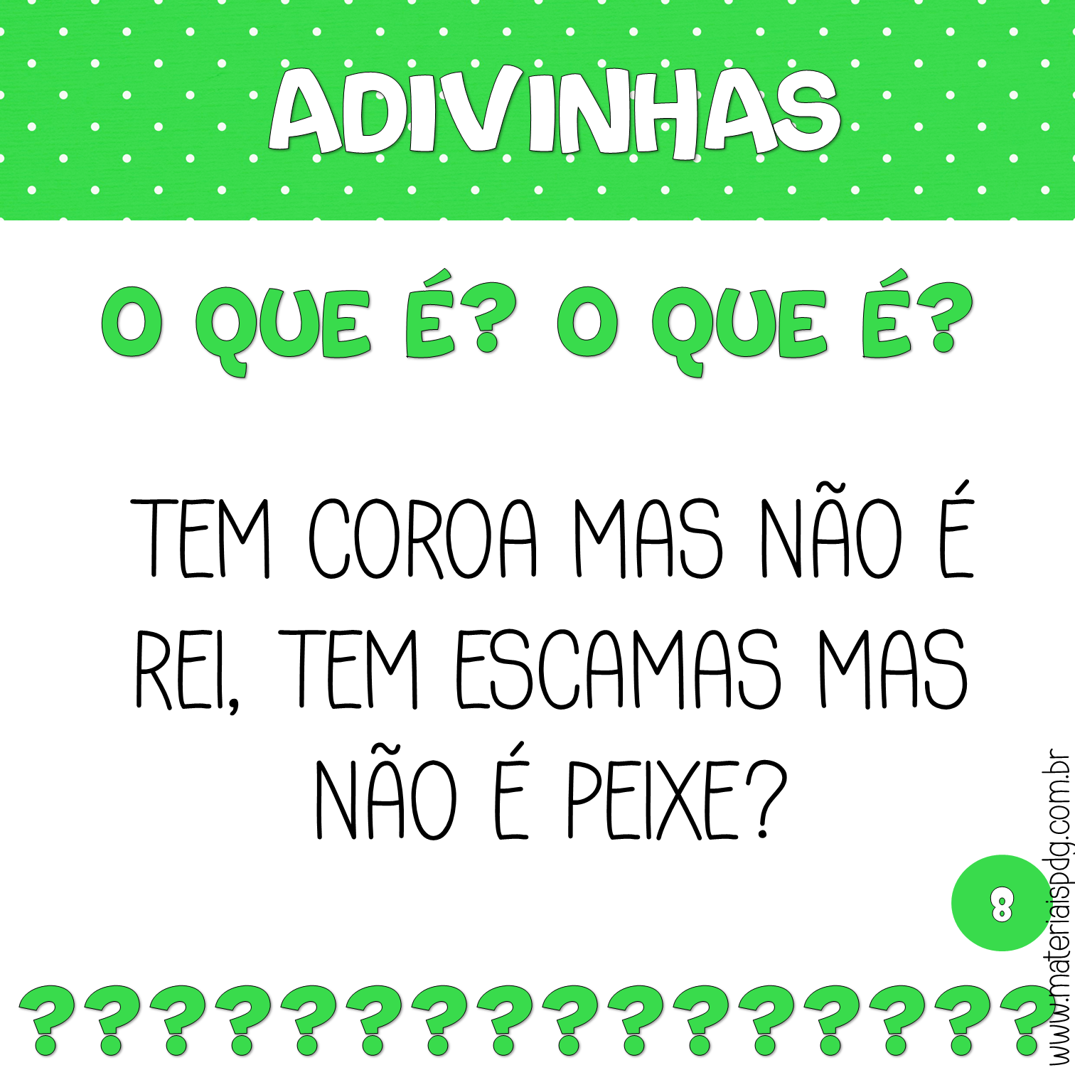 Adivinhas Para Imprimir Com Respostas - NAZAEDU