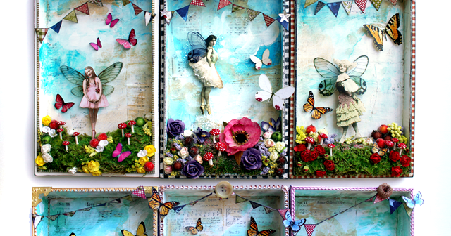 Pixie Hill: Pretty Paper Fairy Shadowboxes