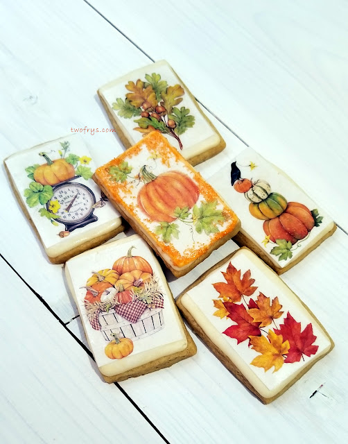 Two Frys: Pumpkin Maple Fall Theme Cookies