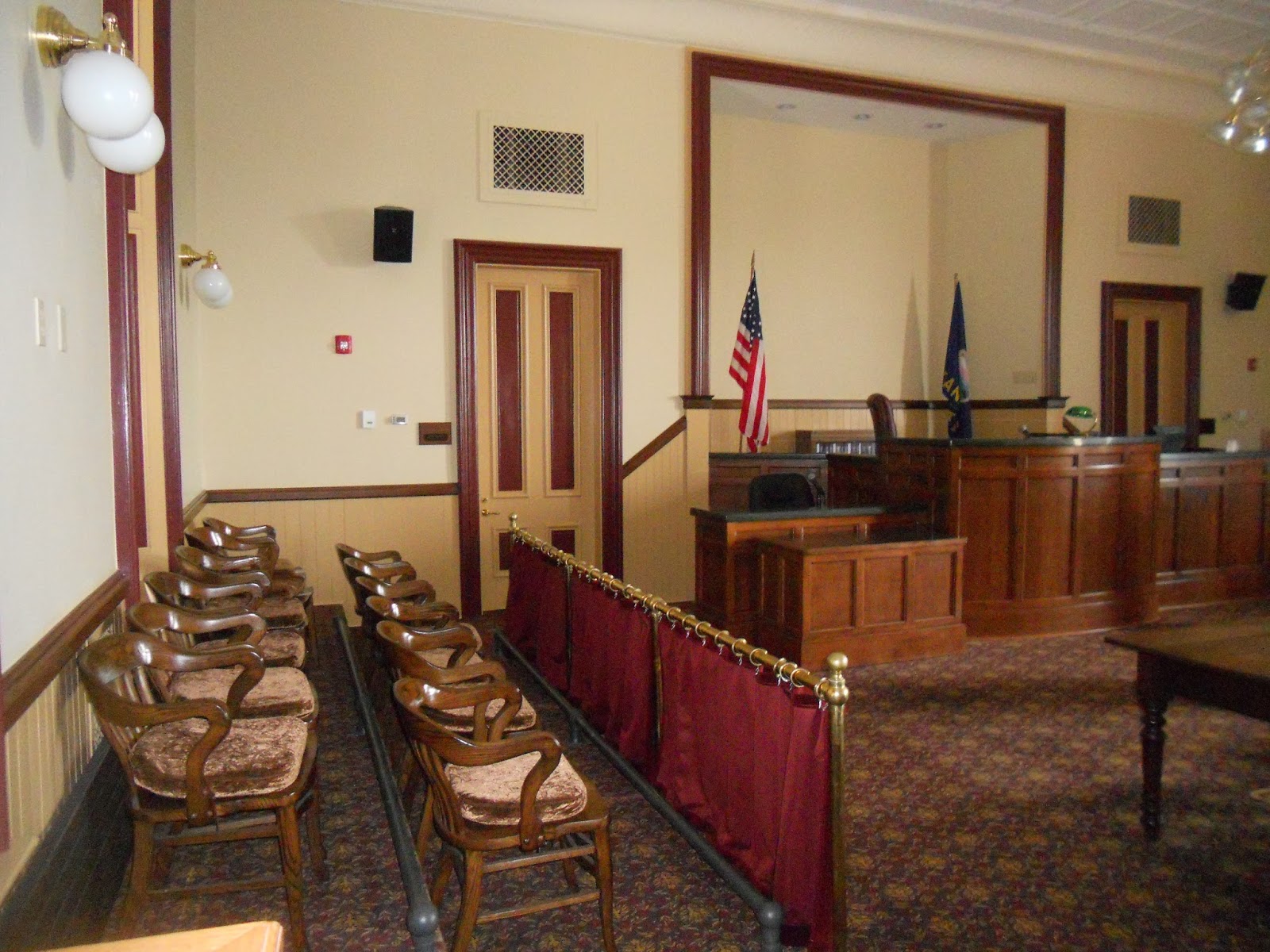 JUST ME: The Chase County Courthouse in Cottonwood Falls (in the Flint ...