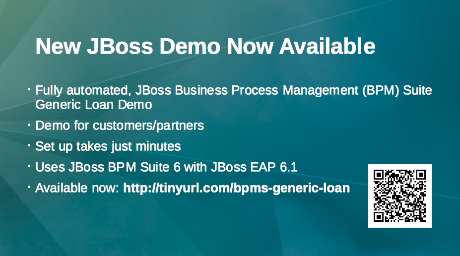 Play Integration: JBoss BPM Suite用の「一般的なローンのデモ」は世界中で愛されます