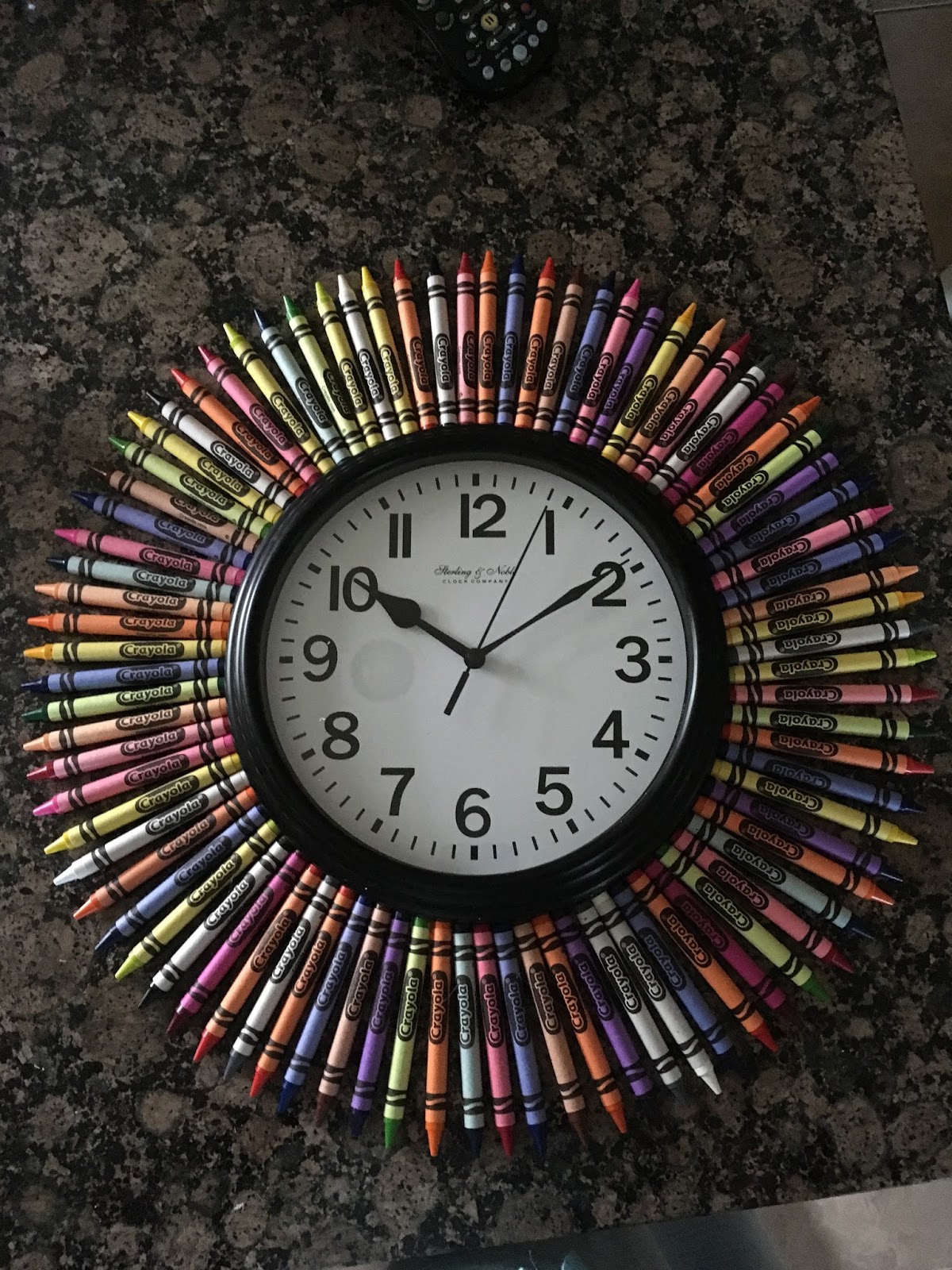 Classroom Crayon Clock