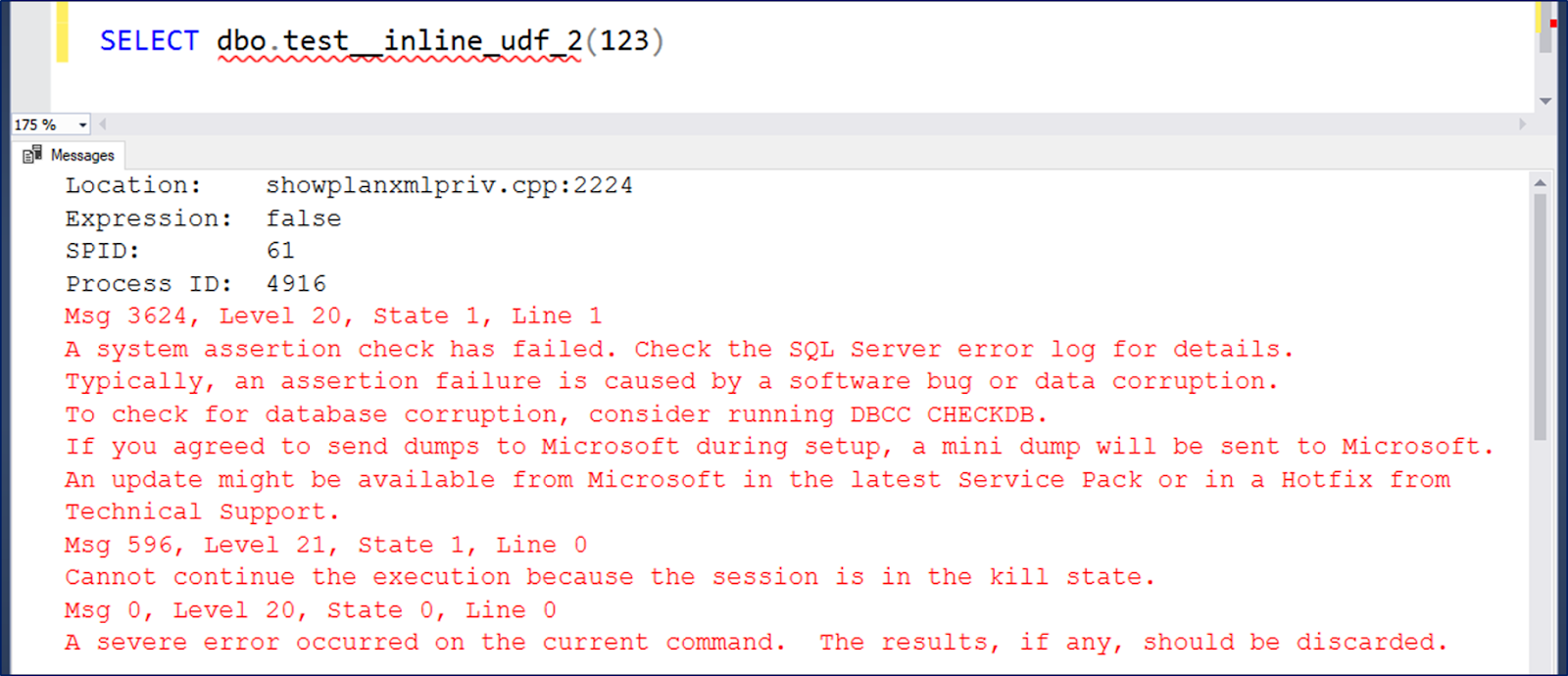 Sqlsasquatch Sql Server 2019 Scalar Udf Inlining Oom In Some Cases