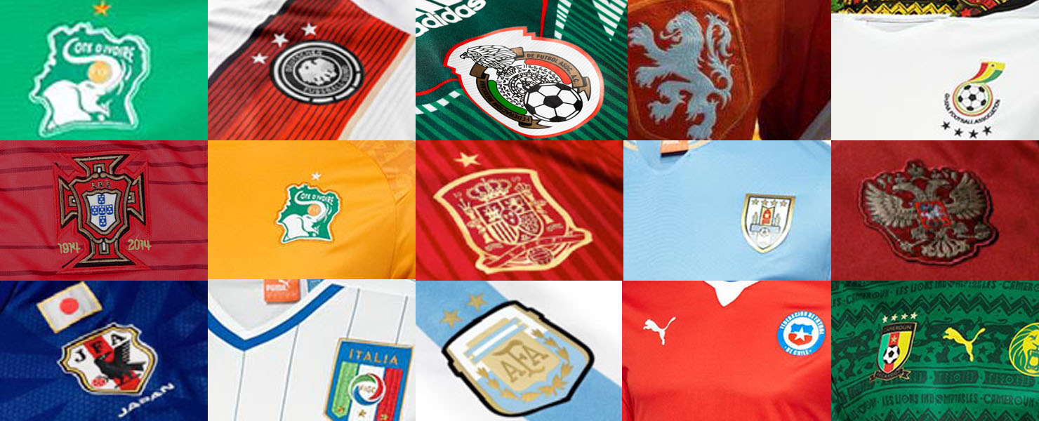 2014 World Cup Kit Overview | ALL 2014 World Cup Kits - Footy Headlines