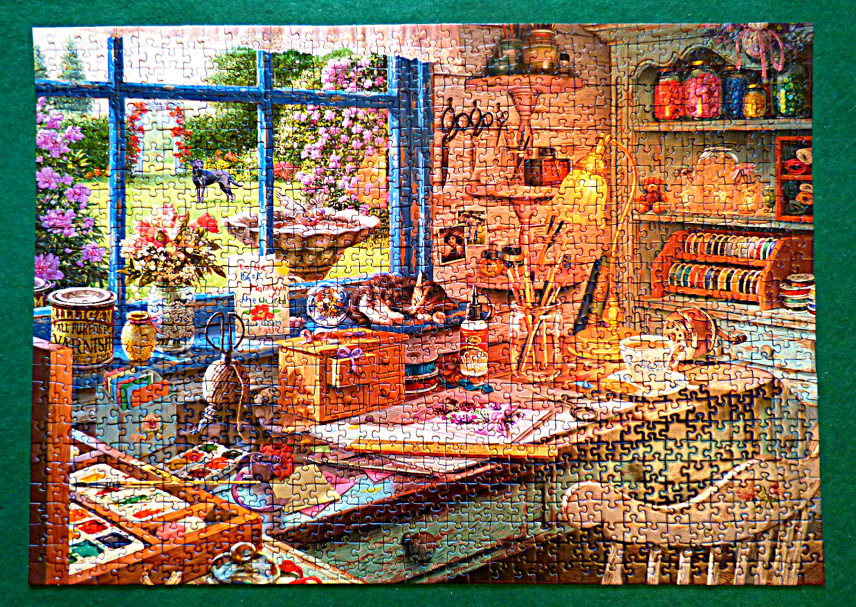 Chez Maximka: My Haven no.1 - The Craft Shed jigsaw puzzle from ...