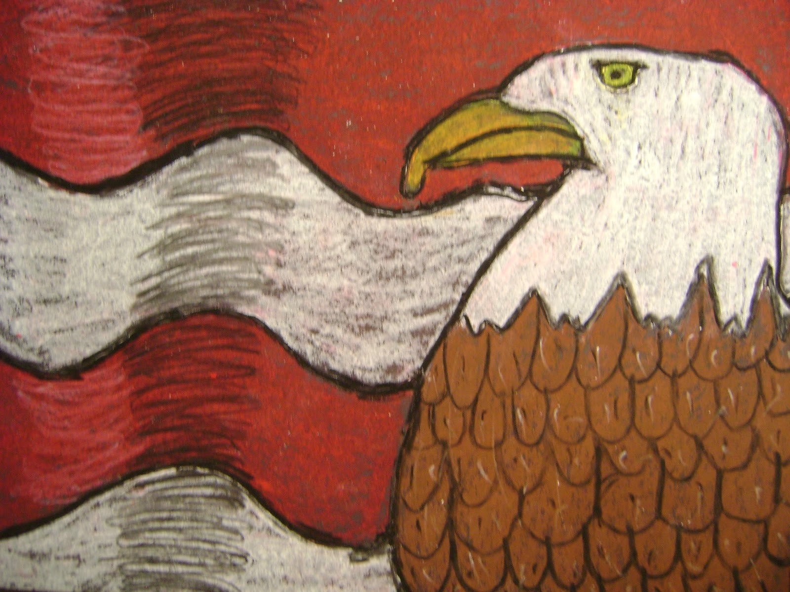 Little Dog Art Blog: 5th Grade Patriotic Art
