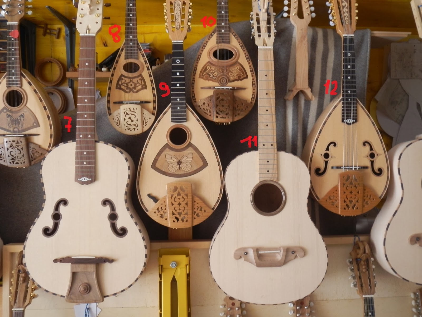 Liuteria di Renzo Lazzarin: La serie di mandolini e chitarre di Renzo ...