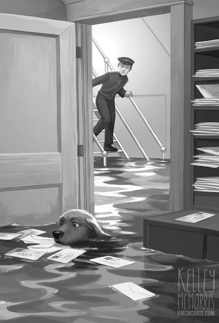 Kelley McMorris illustration: Ranger in Time: Disaster on the Titanic