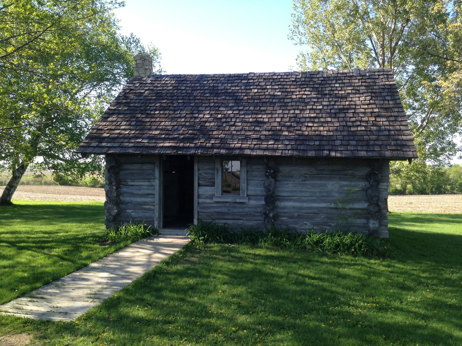 My Literary Travels: Laura Ingalls Wilder Birthplace--Pepin, Wisconsin