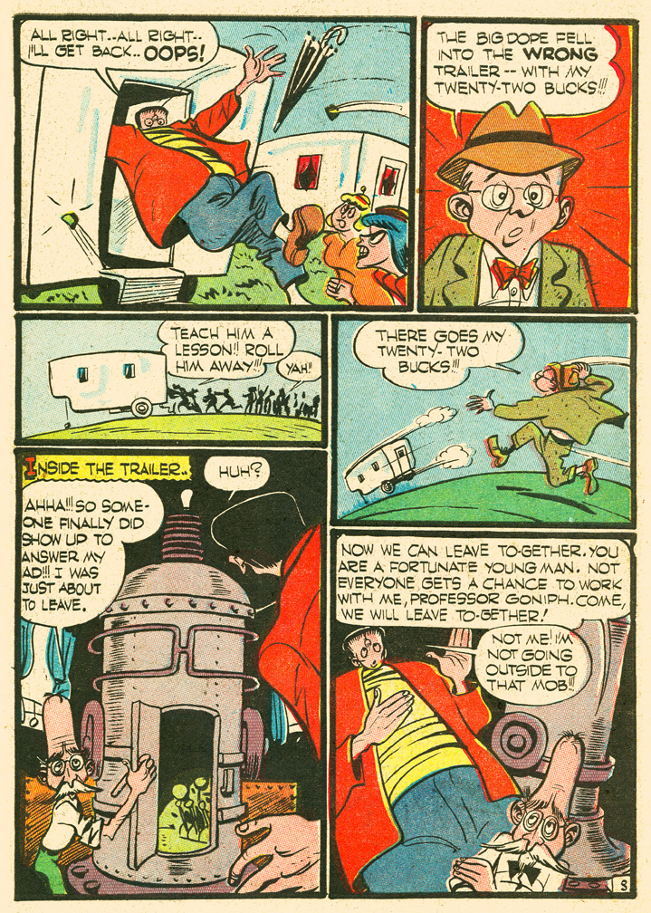 The Greatest Ape: "Frankenstein and the Time Machine" by Dick Briefer