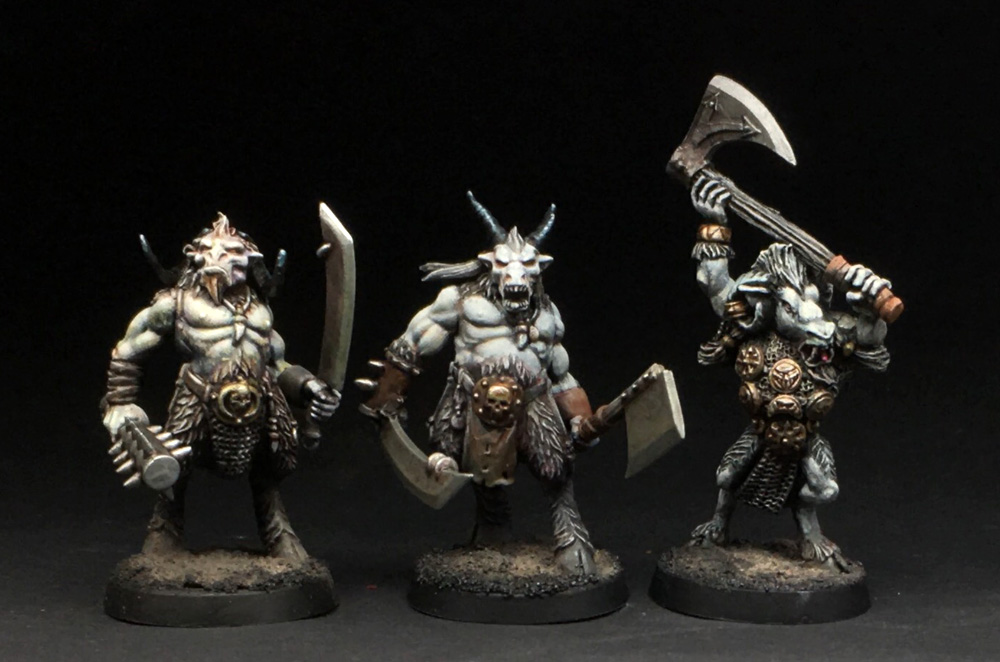 miniaTEXTures: Mordheim: 3 Beastmen