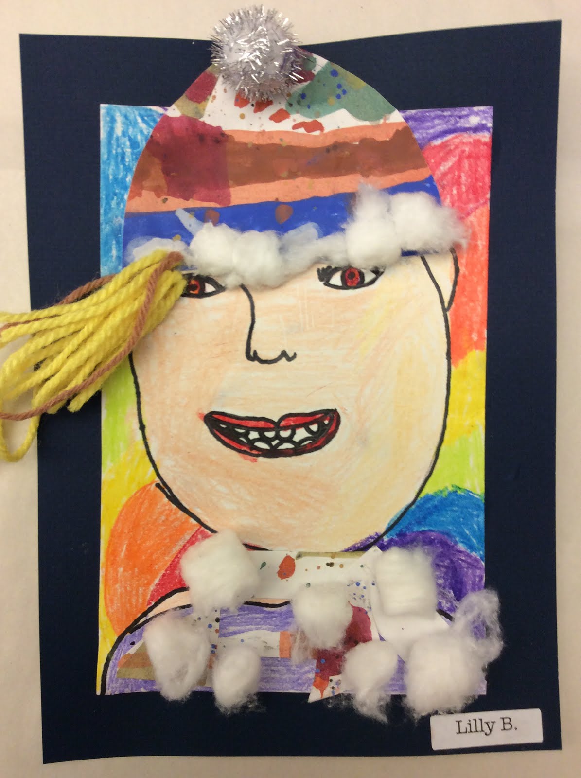 Mini Matisse: Winter Hat Self Portraits