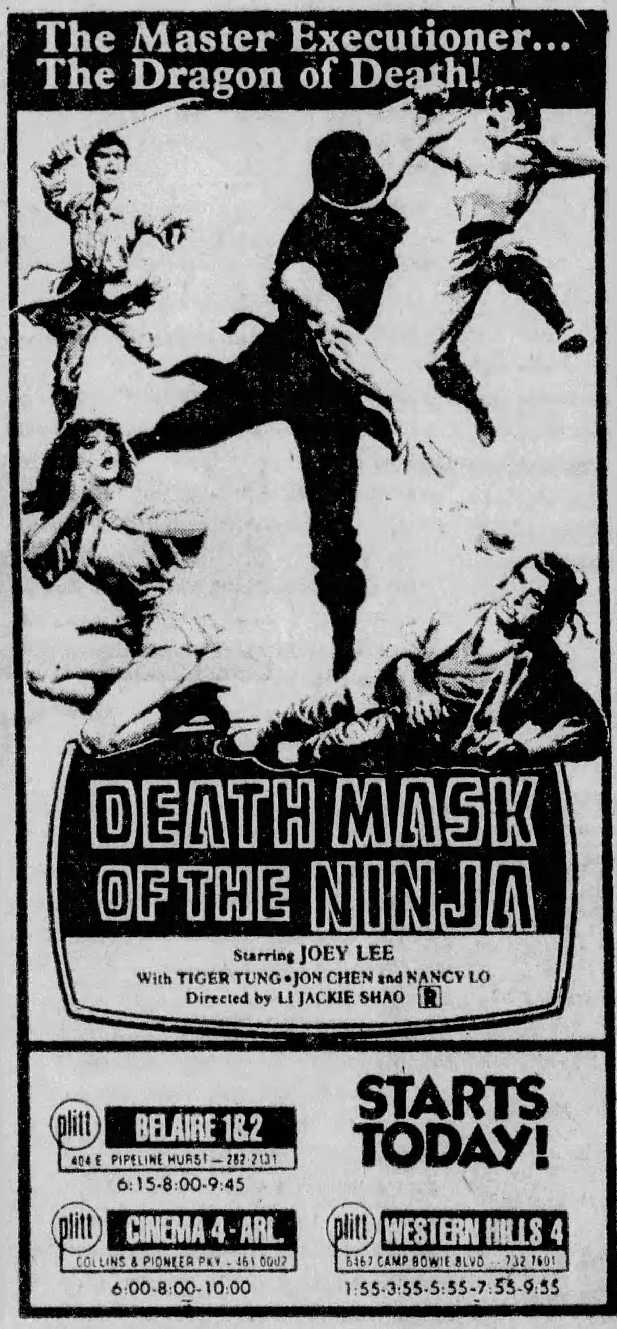 TEMPLE OF SCHLOCK: Mystery Movies: DEATH MASK OF THE NINJA (1981) and ...