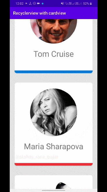 Recyclerview And Cardview Example In Android Beginner Level