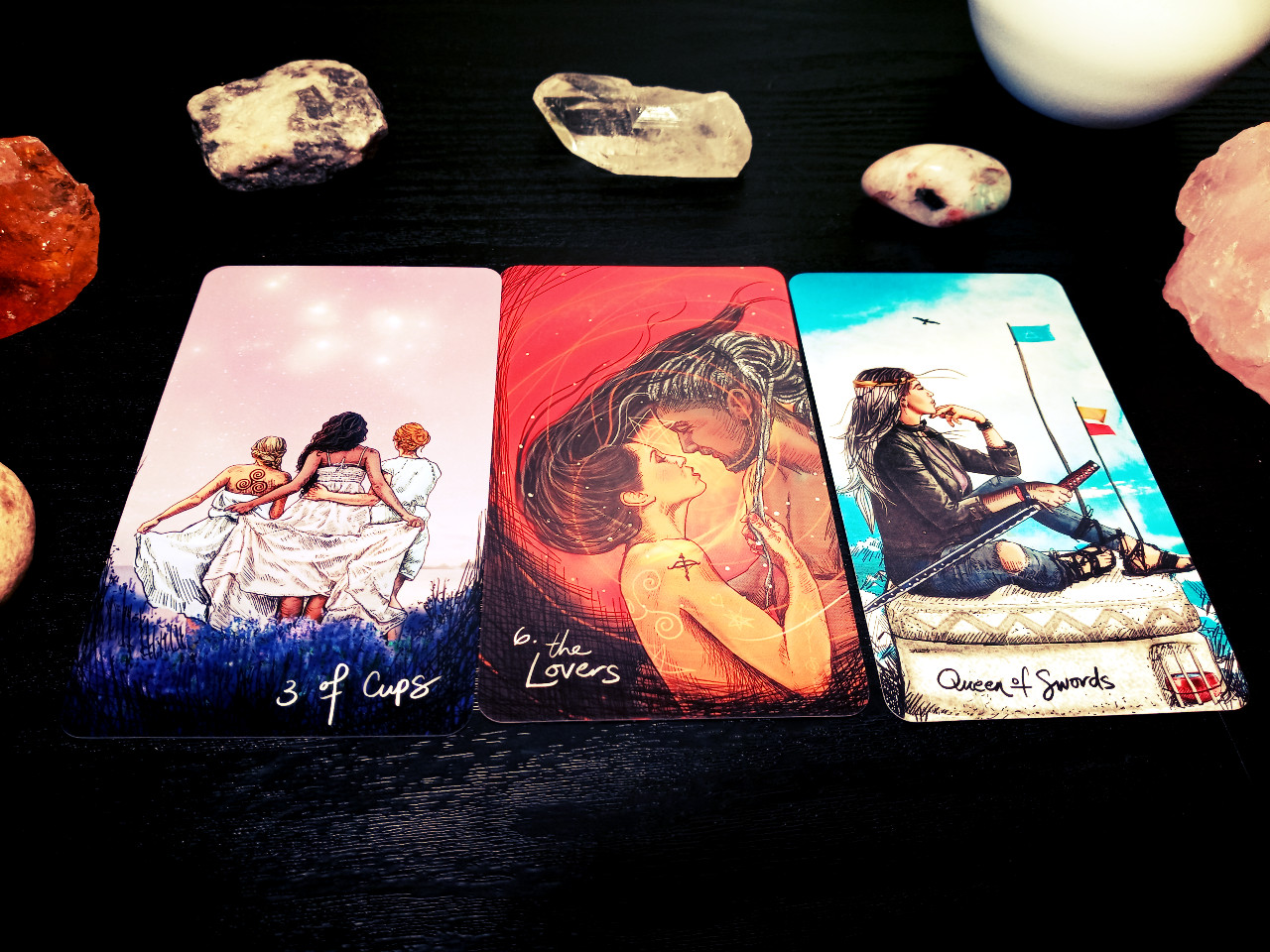 Light Seers Tarot 3 Card Spread - Rainy Day Tarot