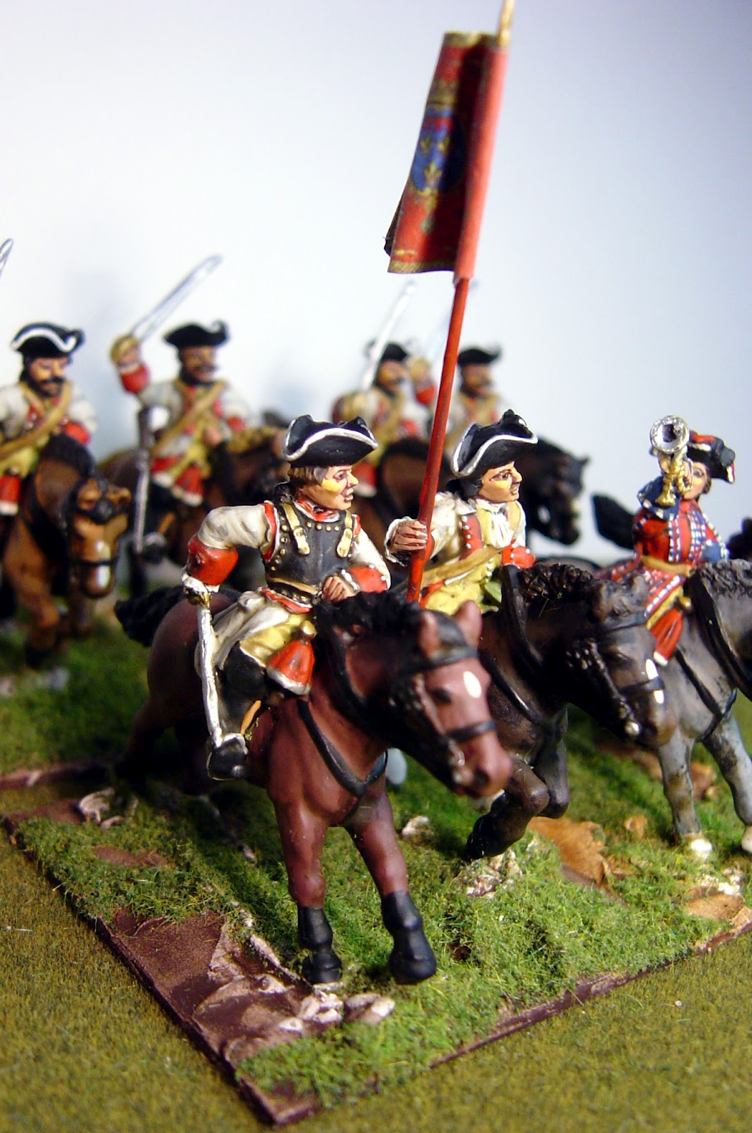 Painting Wargames Figures: Orleans Cavalry Regiment