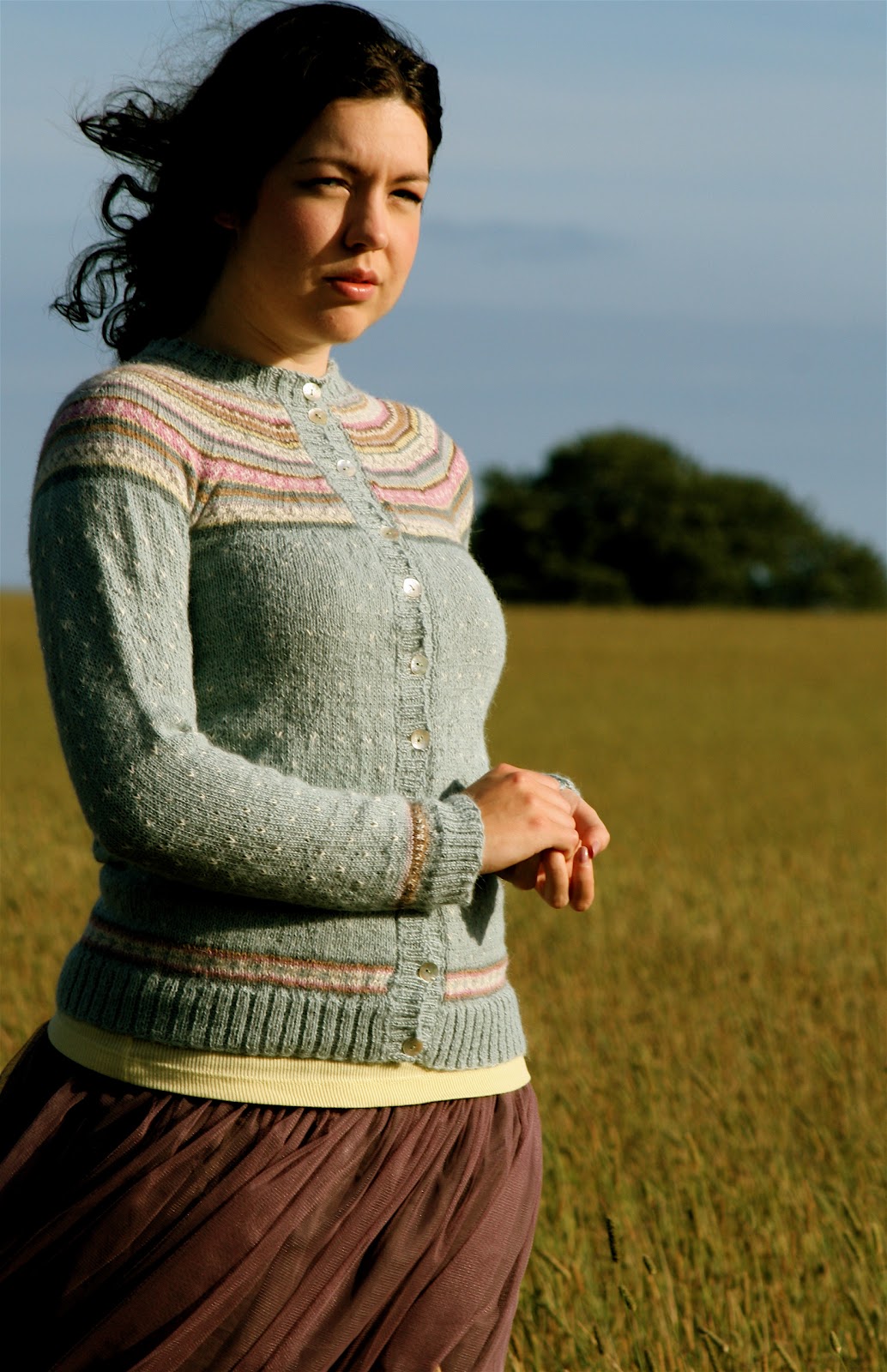 Garnhumlan: Kofta till Fia