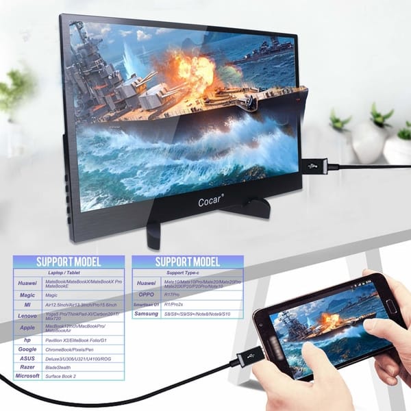 Review Cocar LED Full HD Touch Screen Portable Monitor