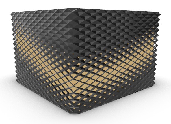 Grasshopper練習-Diamond Pattern Facade