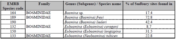 Bosmina is?; Classification, Taxonomic, Bosminidae Taxonomy - Melek ...