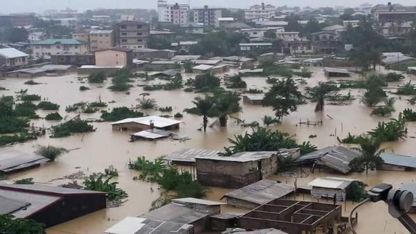 BLOG: Photo: Unprecedented rainfall causes floods in Douala, Cameroon