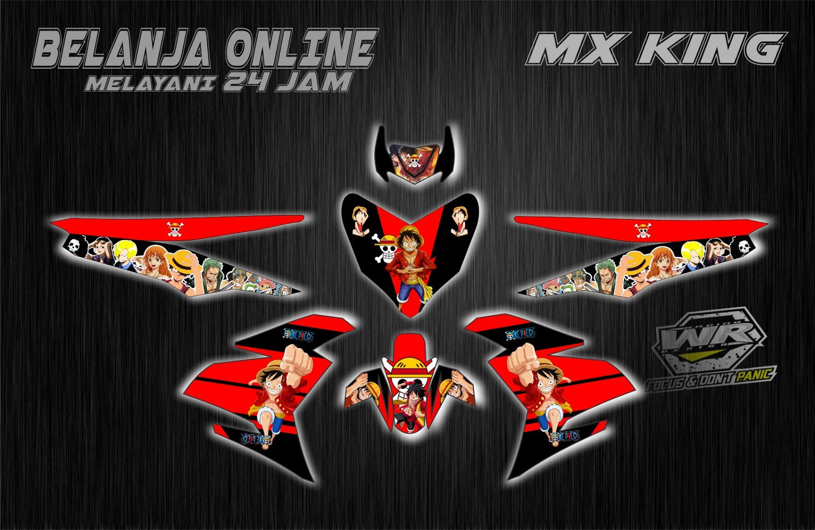 sticker motor mx king - Wiro Sticker Ablam