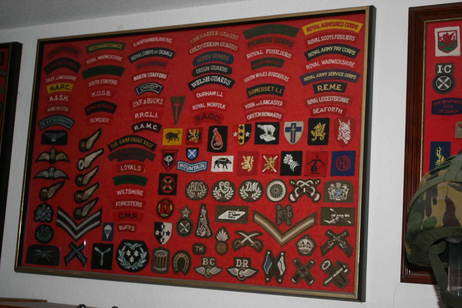 FREE & FAST Shipping WW2 British Army Scots Guards Shoulder Arm Titles ...