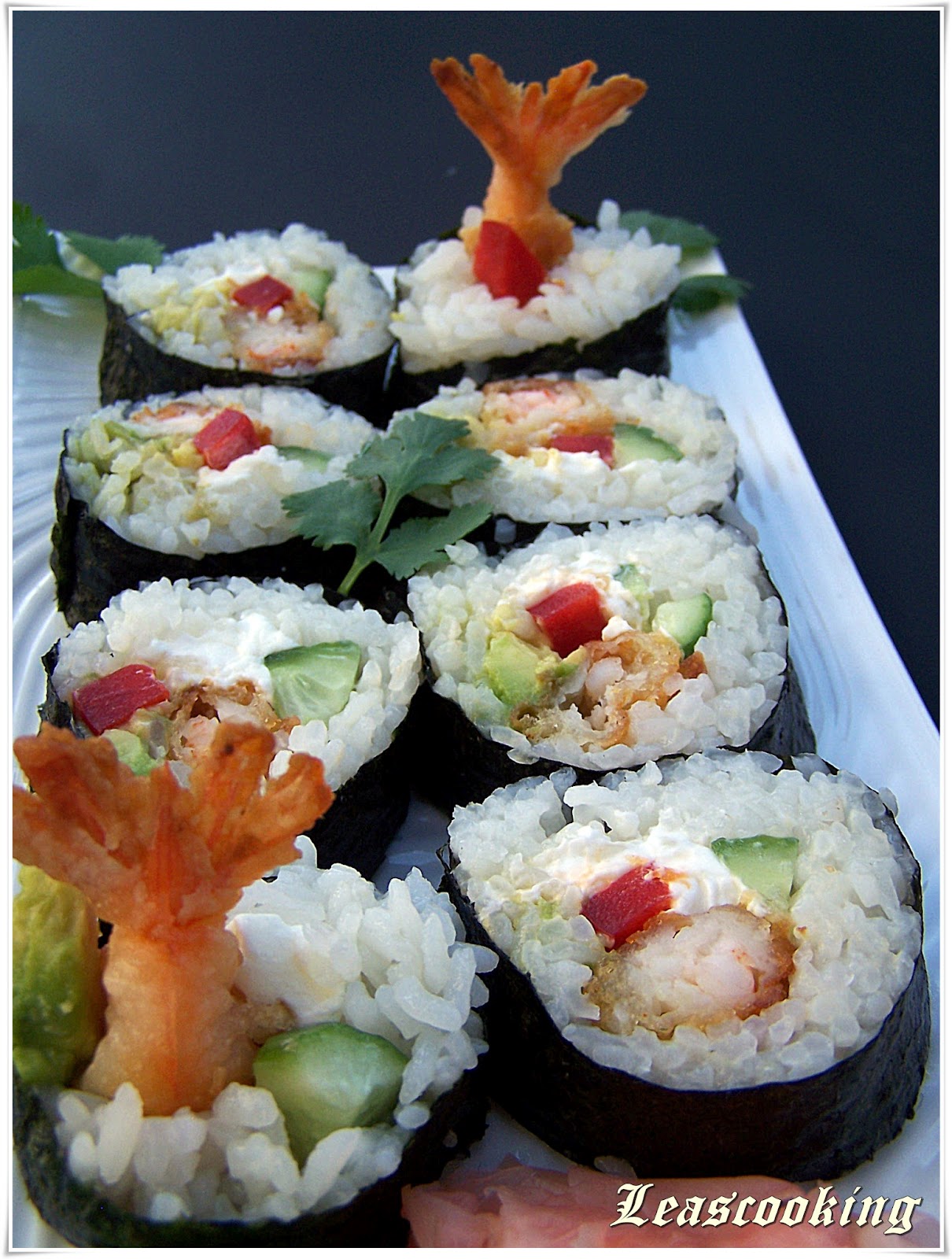 Lea's Cooking: Shrimp Tempura Roll